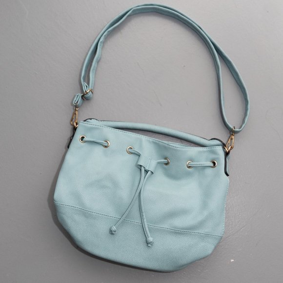 Bags | Light Baby Blue Shoulder Bag Purse | Poshmark
